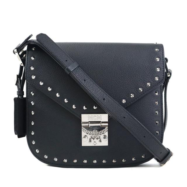 MCM エム シー エム ショルダーバッグ ブラック 14054 レディース【中古】 r10535g