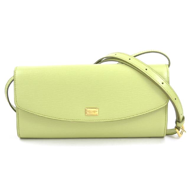 DOLCE&GABBANA ドルチェアンドガッバーナ ショルダーバッグ ライトグリーン 14065 レディース【中古】 h31146g
