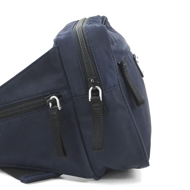 PRADA プラダ ウエストバッグ ボディバッグ ネイビー 14066 ユニ