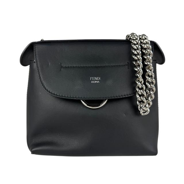 FENDI フェンディ バック トゥ スクール 8BZ041 A1AV リュック ブラック 14054 レディース【中古】 z5197