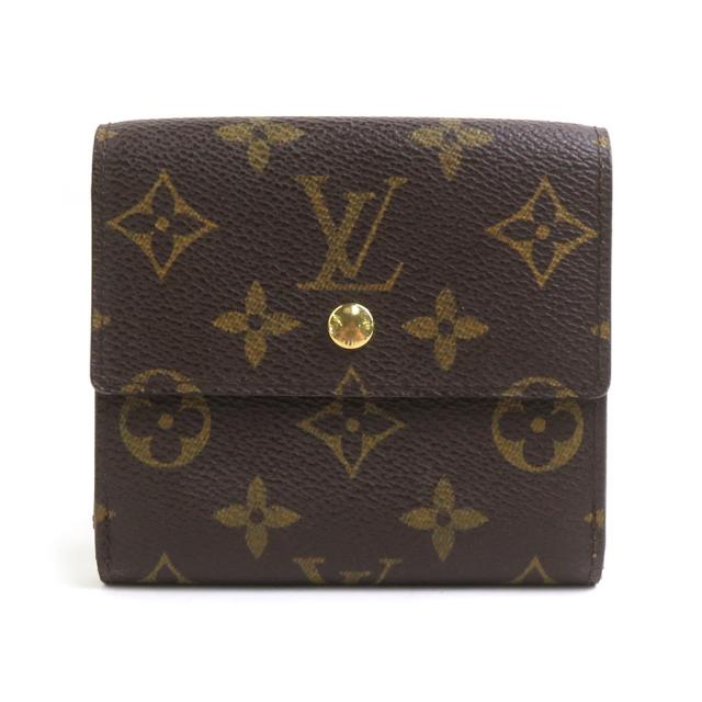 LOUIS VUITTON ルイ ヴィトン ポルトモネ ビエ カルト クレディ M61652 二つ折り財布 ブラウン 14057 ユニセックス【中古】 r10561k