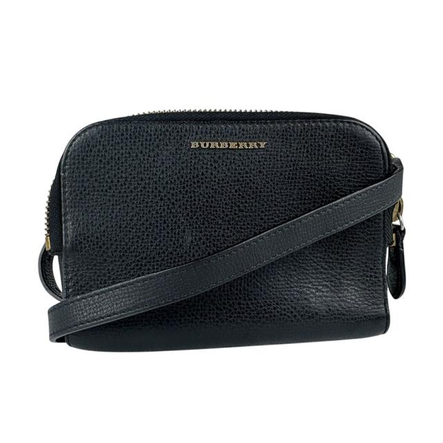 BURBERRY バーバリー ショルダーバッグ ブラック 14054 レディース【中古】 z5288
