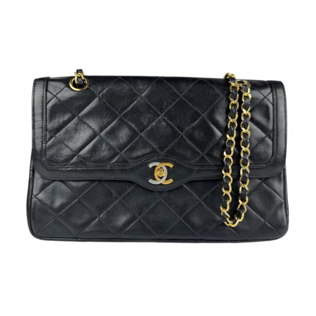 CHANEL シャネル パリ限定 ショルダーバッグ ブラック 14054 レディース【中古】 z5431