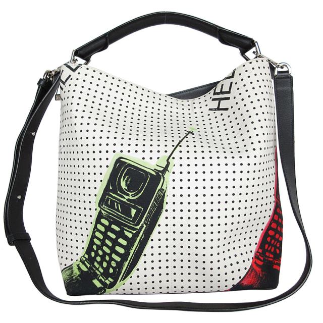 LOEWE ロエベ ハンドバッグ ショルダーバッグ アイボリー/ブラック 14059 レディース【中古】 s0643a