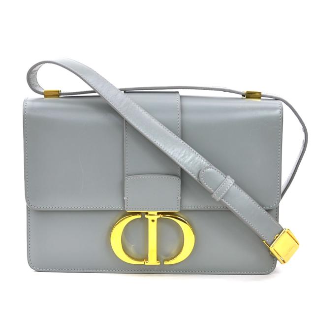 Christian Dior クリスチャンディオール 30 Montaigne ショルダーバッグ グレー 14055 レディース【中古】 e60458g