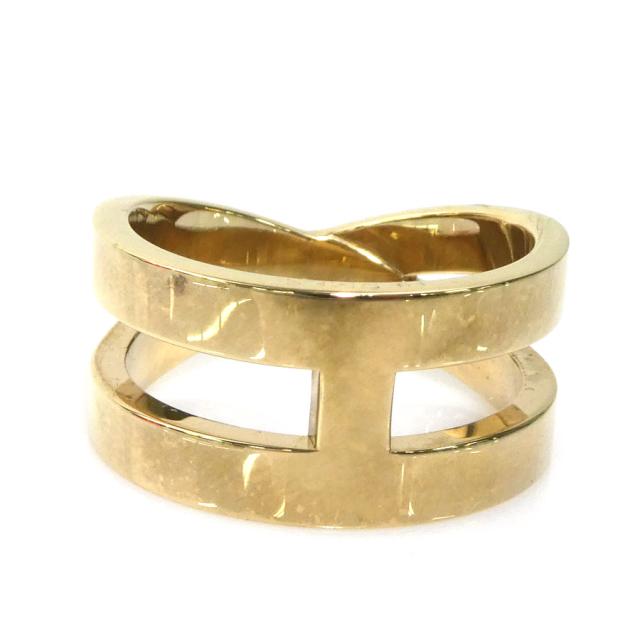 HERMES エルメス スカーフリング ゴールド 14068 レディース【中古】 e60505a