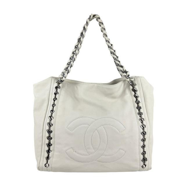 CHANEL シャネル ショルダーバッグ アイボリー 14056 レディース【中古】 z5603