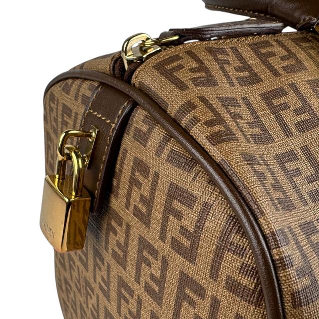 FENDI フェンディ ズッキーノ 8BL098/FB5 ハンドバッグ ブラウン 14057