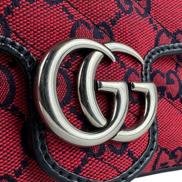 GUCCI グッチ 661332 ショルダーバッグ レッド×ネイビー 14060