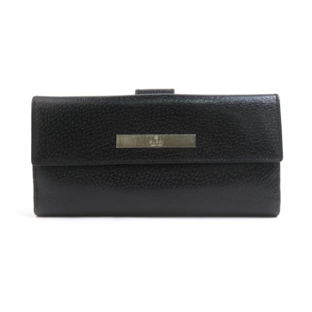 GUCCI グッチ 二つ折り長財布 ブラック 14054 ユニセックス【中古】 e60538a