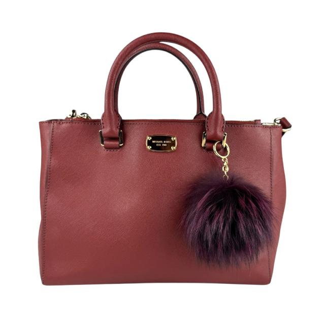 Michael Kors マイケルコース ハンドバッグ ショルダーバッグ ブラウン【中古】 z5801