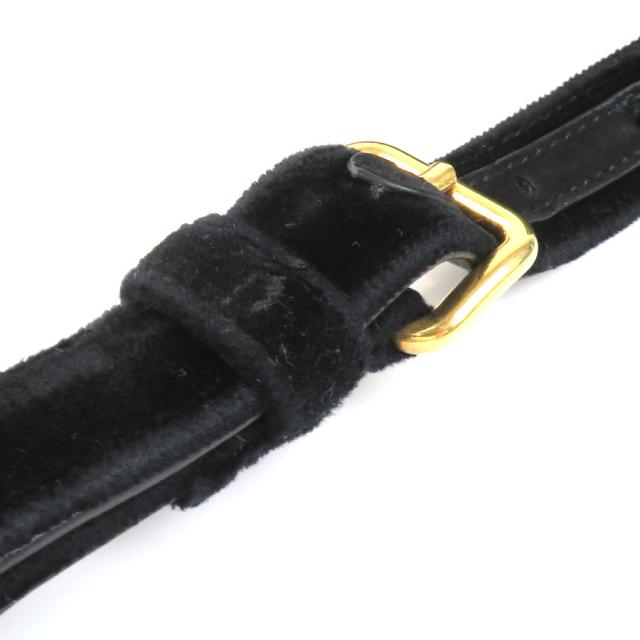 PRADA プラダ 斜め掛けショルダーバッグ ベルトバッグ ブラック/マルチ