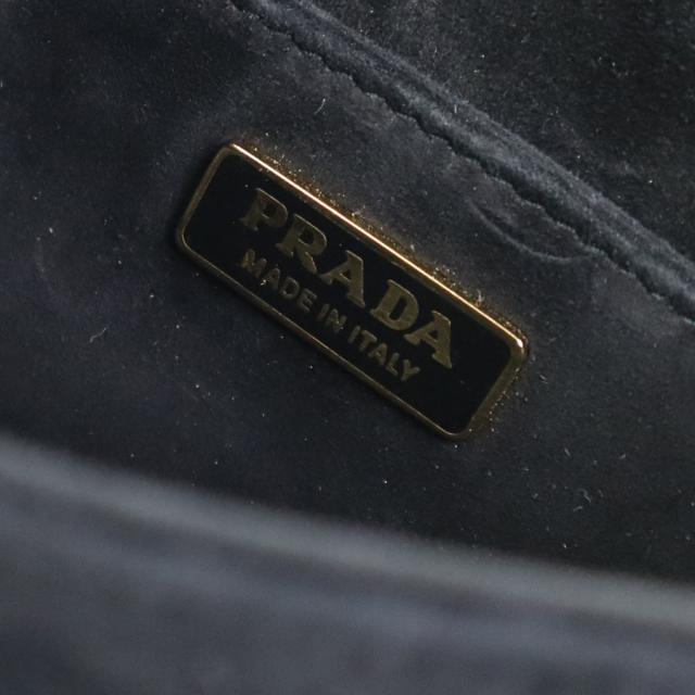 PRADA プラダ 斜め掛けショルダーバッグ ベルトバッグ ブラック/マルチ