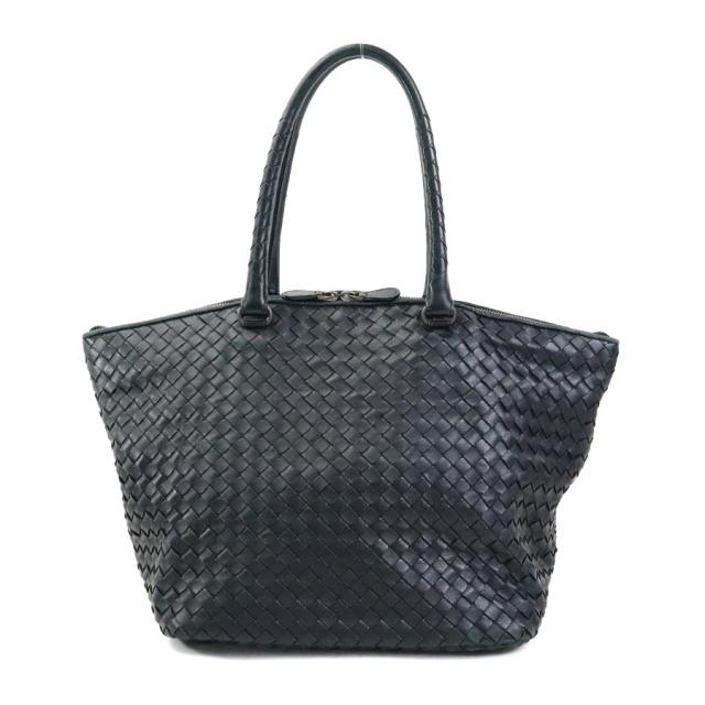 BOTTEGAVENETA ボッテガヴェネタ イントレチャート ハンドバッグ ブラック 14054 ユニセックス【中古】 r10632a