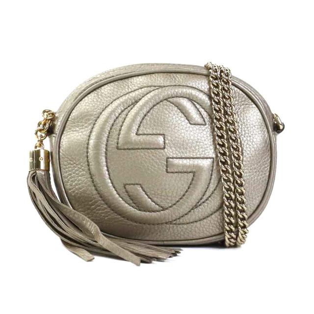 GUCCI グッチ 353965 ショルダーバッグ ゴールド 14068 レディース【中古】 h31280i