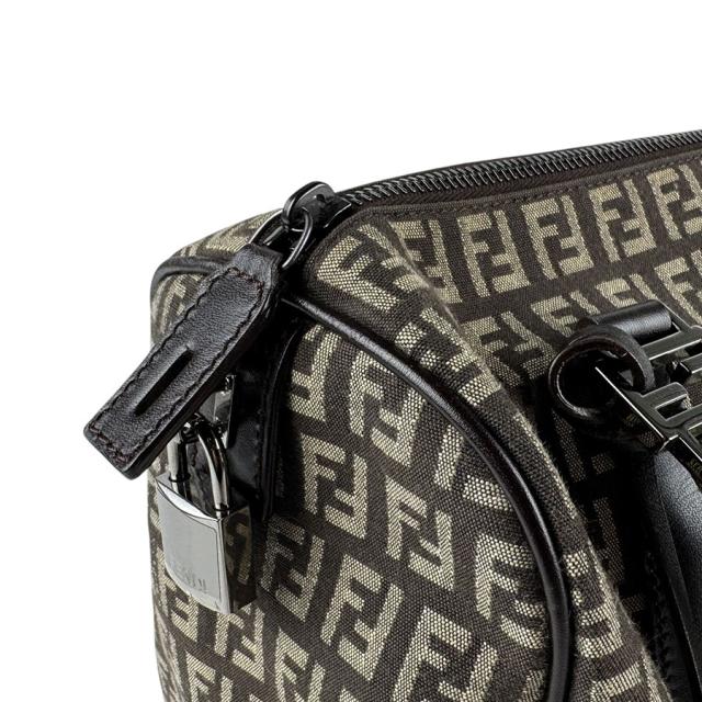 FENDI フェンディ ズッキーノ ハンドバッグ ブラウン 14057 レディース