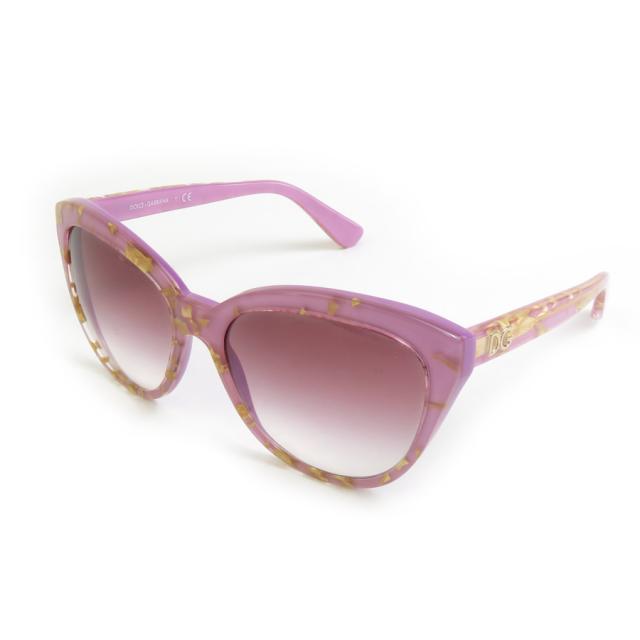 DOLCE&GABBANA ドルチェアンドガッバーナ サングラス パープル 14064 レディース【中古】 56238a