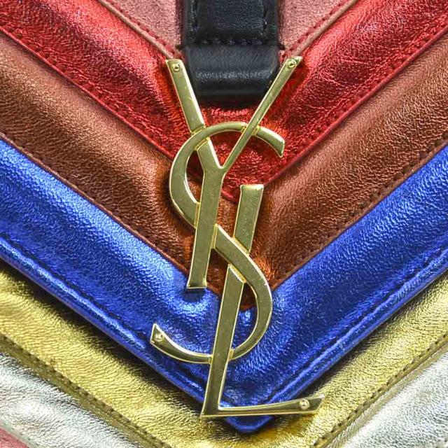 SAINT LAURENT サンローラン 428125 ショルダーバッグ ブラック×マルチ