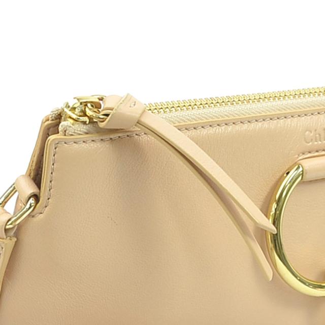 Chloe クロエ FAYE 斜め掛けショルダーバッグ ピンクベージュ 14059