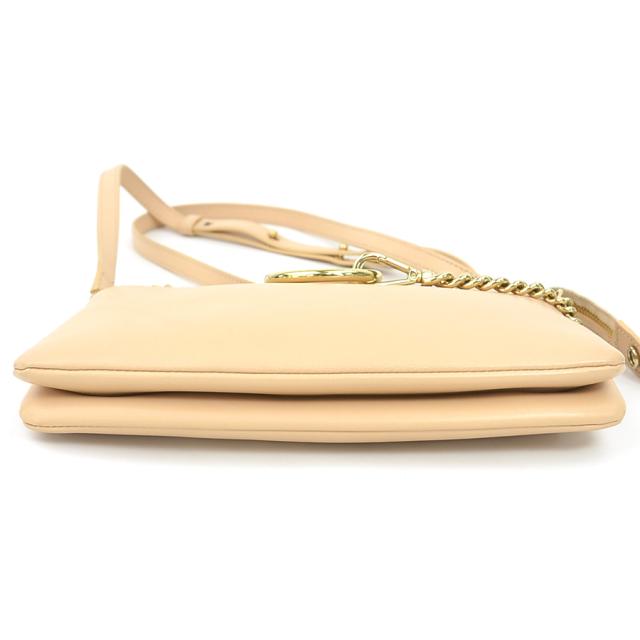 Chloe クロエ FAYE 斜め掛けショルダーバッグ ピンクベージュ 14059