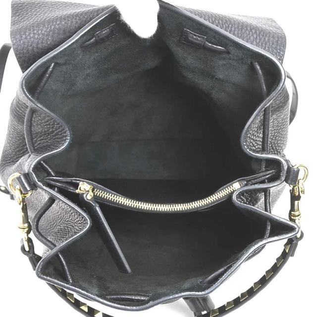 Valentino Garavani ヴァレンティノ ガラヴァーニ ロックスタッズ リュック ブラック 14054 レディース【中古】 r10651g Valentino Garavani ヴァレンティノ ガラヴァーニ ロックスタッズ