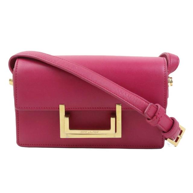 SAINT LAURENT サンローラン 318249 ショルダーバッグ ピンク 14061 レディース【中古】 r10659a