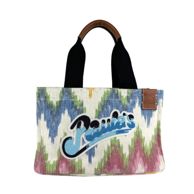 LOEWE ロエベ パウラズイビザ ハンドバッグ マルチカラー 14072 レディース【中古】 z6074