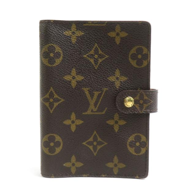 LOUIS VUITTON ルイ ヴィトン アジェンダPM モノグラム R20005 手帳カバー ブラウン 14057 ユニセックス【中古】 e60660