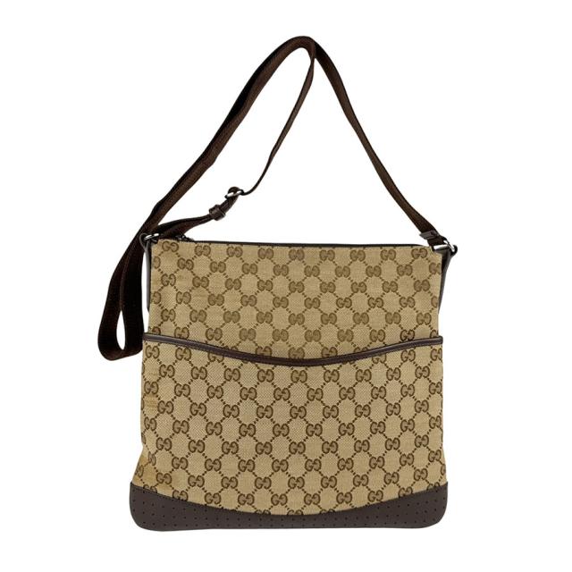 GUCCI グッチ 145857 ショルダーバッグ ブラウン 14057 ユニセックス【中古】 z6119