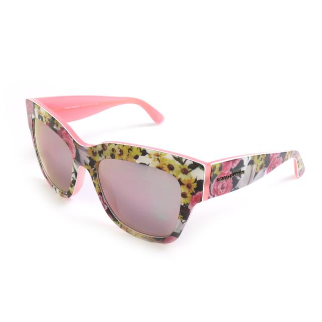 DOLCE&GABBANA ドルチェアンドガッバーナ サングラス ピンク/マルチカラー 14072 レディース【中古】 e60681a