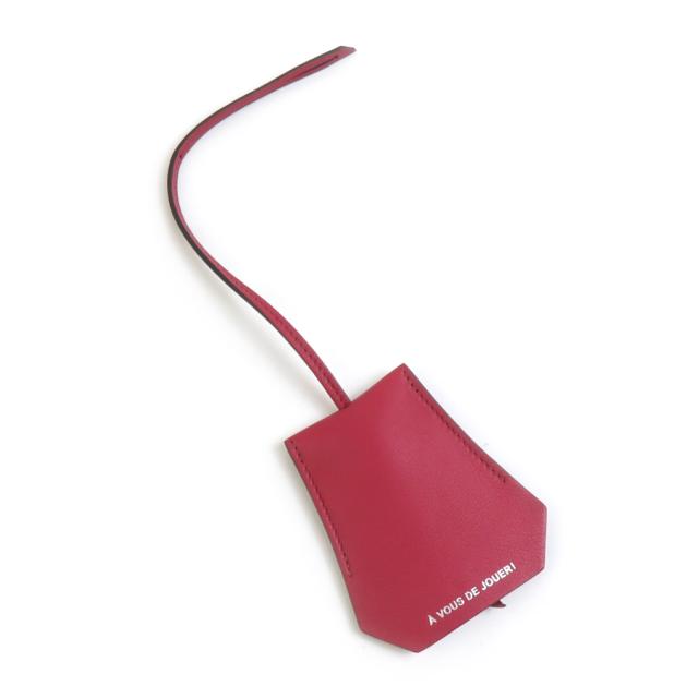 HERMES エルメス チャーム クロシェット バーガンディ/シルバー 14070 ユニセックス【中古】 e60688a