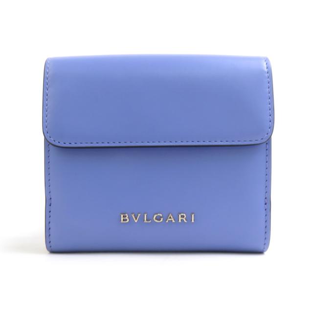 BVLGARI ブルガリ セルペンティ 二つ折り財布 パープル 14064