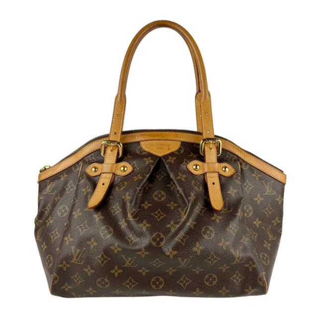 LOUIS VUITTON ルイ ヴィトン ティヴォリGM M40144 ハンドバッグ ブラウン 14057 レディース【中古】 z6215