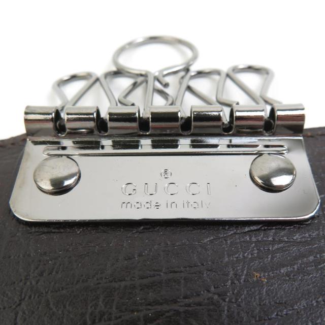 GUCCI グッチ 115063 キーケース ブラウン 14057 ユニセックス【中古