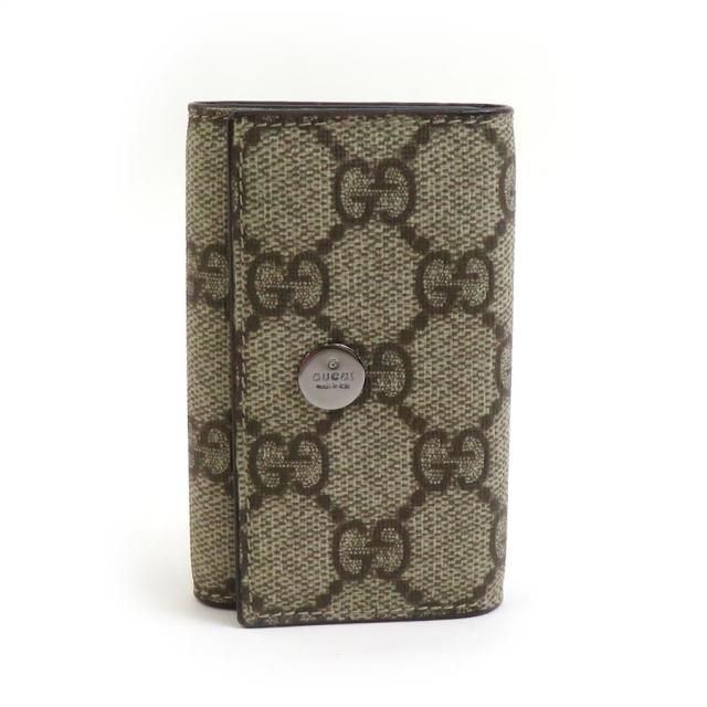 GUCCI グッチ 115063 キーケース ブラウン 14057 ユニセックス【中古】 h31396a