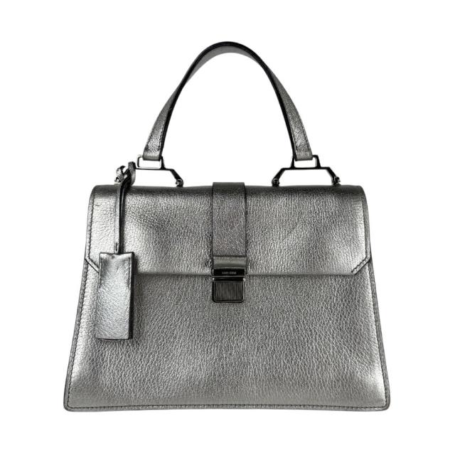 MIUMIU ミュウミュウ ハンドバッグ ショルダーバッグ シルバー 14069 レディース【中古】 z6318