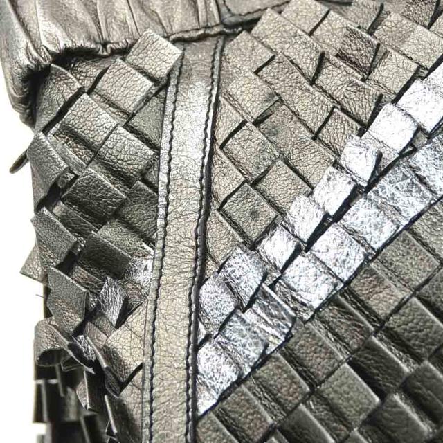 BURBERRY バーバリー ショルダーバッグ メタリックグレー 14055 メンズ