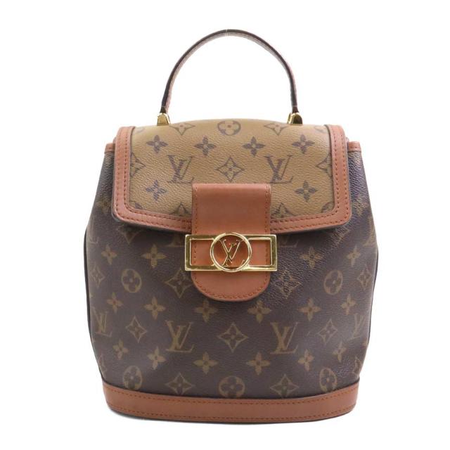 LOUIS VUITTON ルイ ヴィトン ドーフィーヌ バックパック モノグラムリバース M45145 リュック ブラウン 14057 レディース【中古】 e60776k