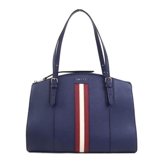 BALLY バリー ショルダーバッグ ネイビー 14066 レディース【中古】 56284g