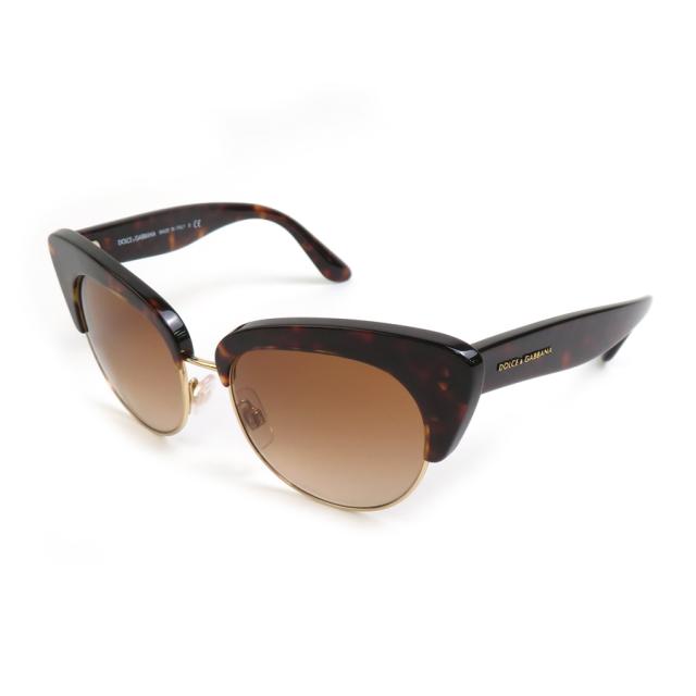 DOLCE&GABBANA ドルチェアンドガッバーナ サングラス ブラウン 14057 ユニセックス【中古】 h31467a