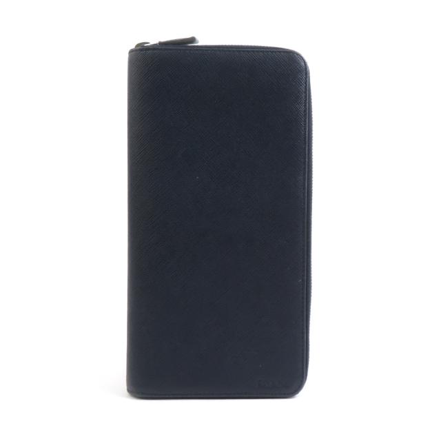 PRADA プラダ 2ML220 オーガナイザー ネイビー 14066 メンズ【中古】 56302a