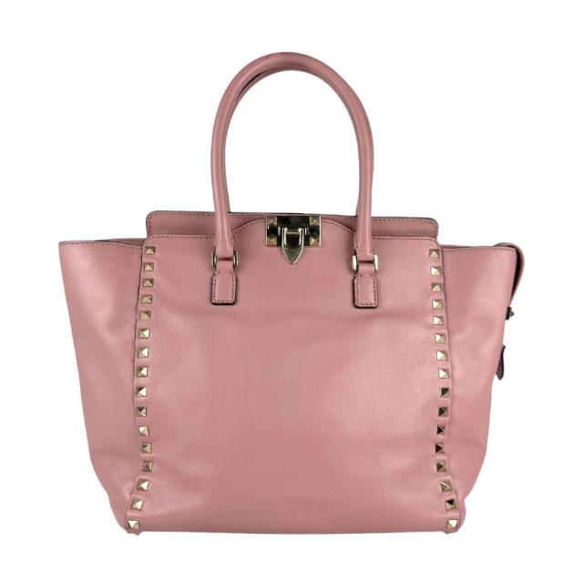 Valentino Garavani ヴァレンティノ ガラヴァーニ ハンドバッグ ショルダーバッグ ピンク 14061 レディース【中古】 z6619