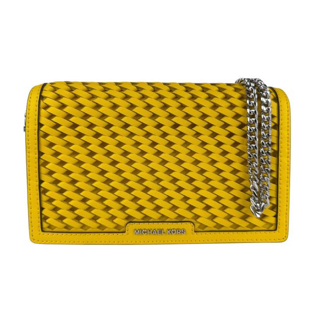 Michael Kors マイケルコース ショルダーバッグ イエロー 14063 レディース【中古】 z6676