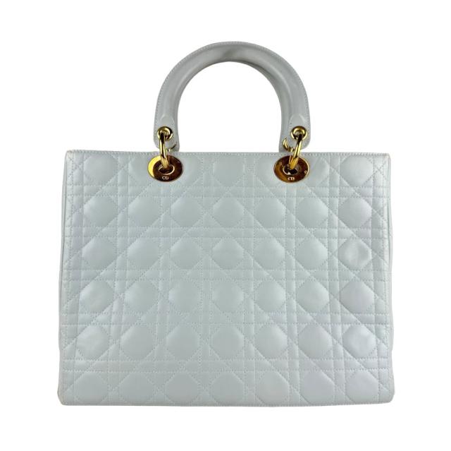 Christian Dior クリスチャンディオール レディディオール ハンドバッグ ショルダーバッグ ライトブルー 14067 レディース【中古】 z6721