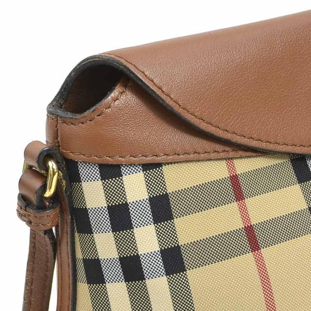 BURBERRY バーバリー ショルダーバッグ ブラウン×ベージュ 14057