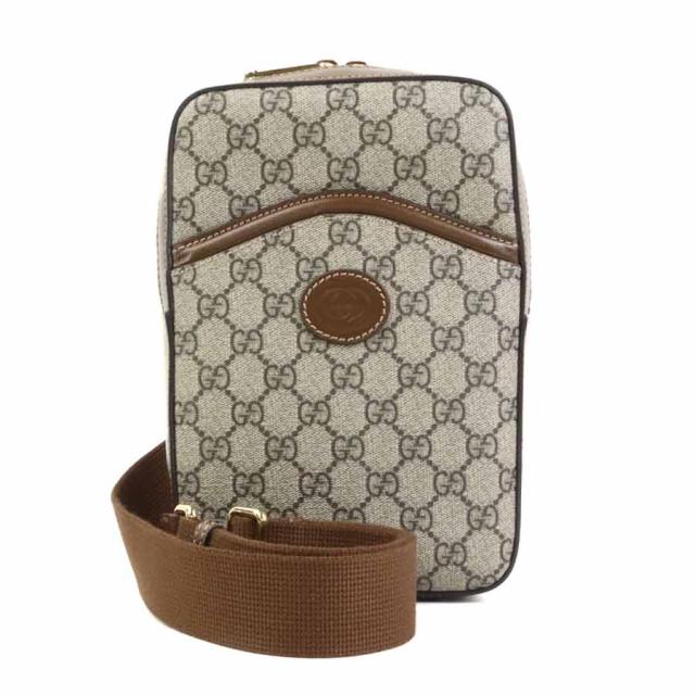 GUCCI グッチ 696016 ボディバッグ ブラウン 14057 メンズ【中古】 e60877a