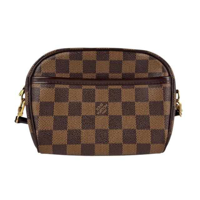 LOUIS VUITTON ルイ ヴィトン ポシェット イパネマ N51296 ショルダーバッグ ウエストポーチ ベルトバッグ エベヌ 14057 レディース【中古】 z6832
