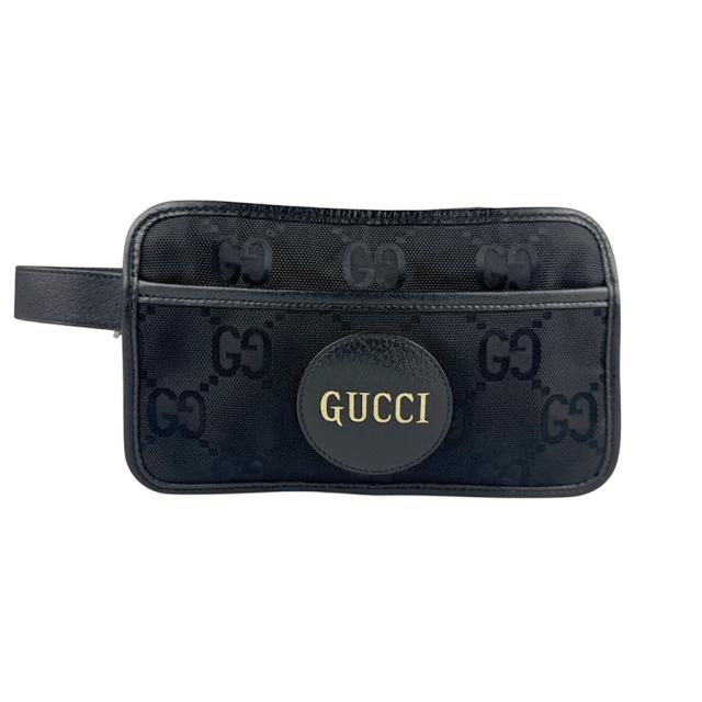 GUCCI グッチ オフ ザ グリッド 627475 セカンドバッグ クラッチバッグ ブラック 14054 メンズ【中古】 z6840