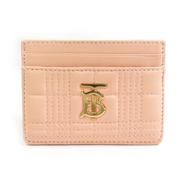 BURBERRY バーバリー カードケース ライトコーラルオレンジ 14062 レディース【中古】 h31527a