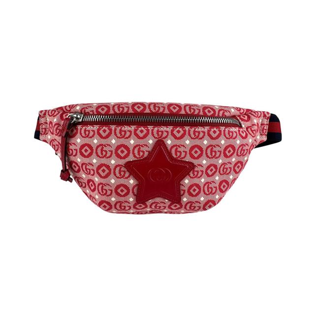 GUCCI グッチ 502095 ウエストバッグ レッド 14060 キッズ【中古】 z6902